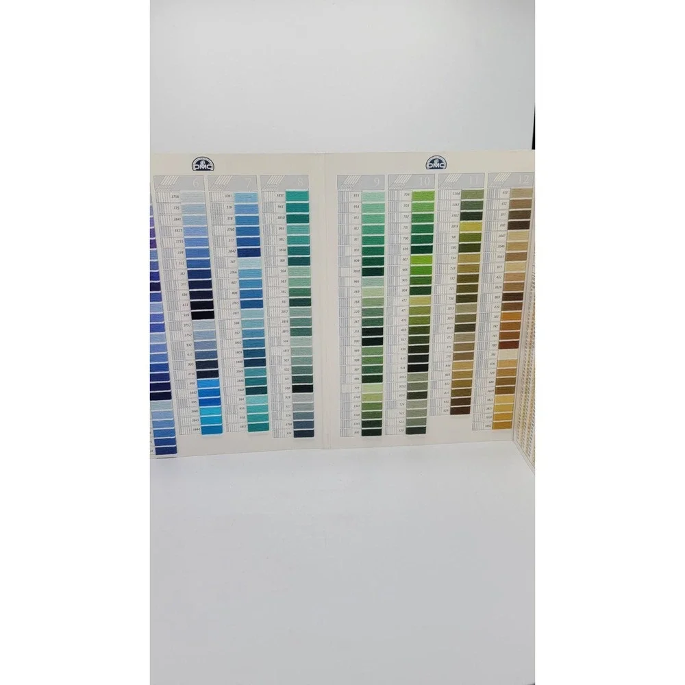 Dmc | Art | Dmc Creative World Pearl Cotton Floss Sample Book 200 ...
